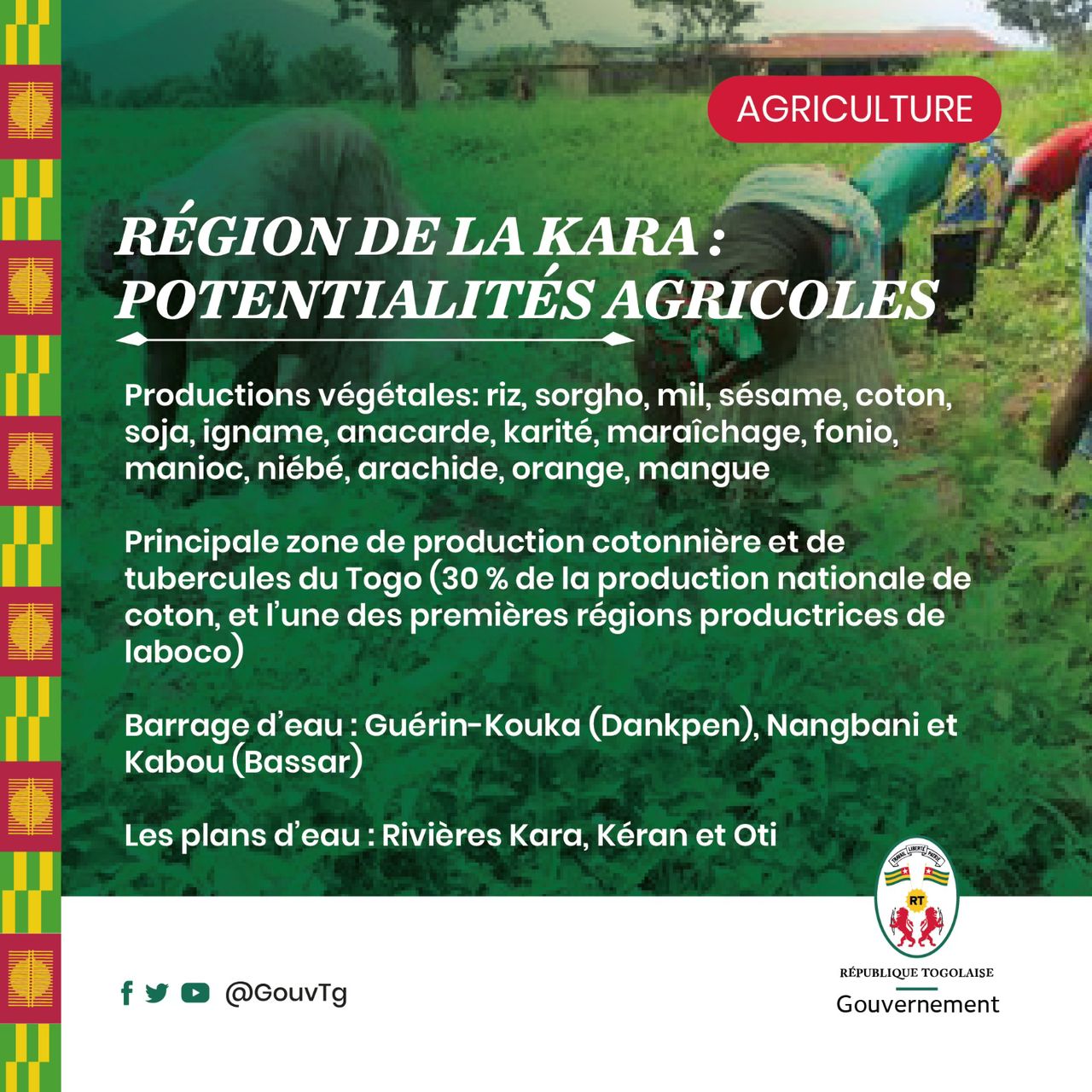 Les atouts des Agropoles dans la région de la kara - La Une Togo