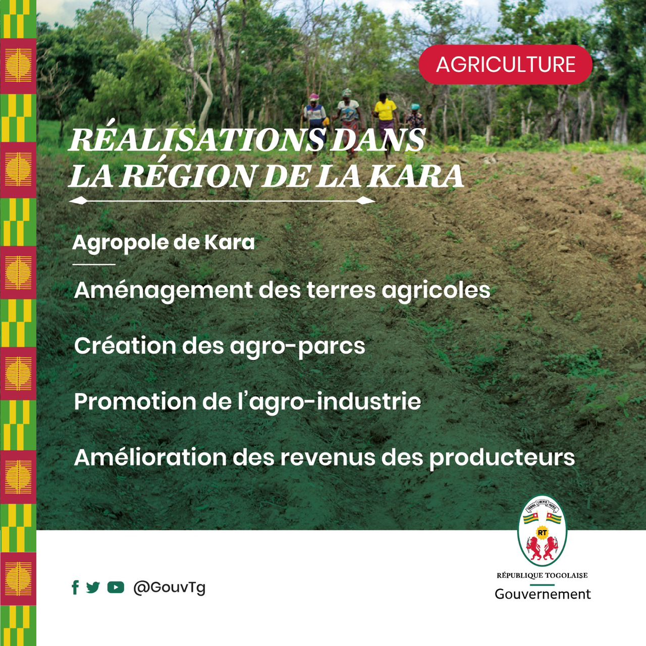 Kara : Les atouts de l'augmentation de la production agricole dans la ...